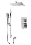 TENZO Quantum Shower kit, 2 functions, VALVE INCLUDED, CHROME - Mondial ...